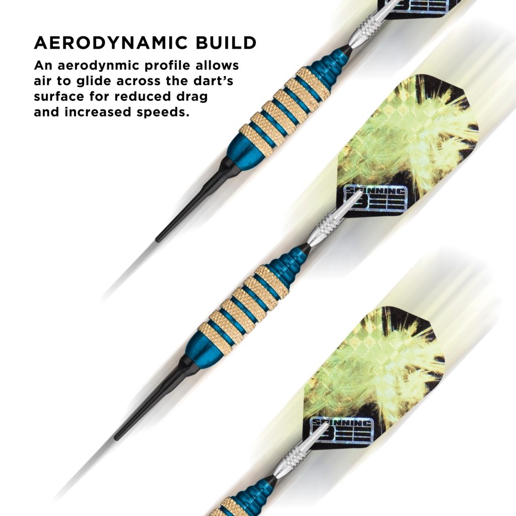 Viper Spinning Bee Blue Soft Tip Darts 16 Grams - Alkar Billiards Omaha ...