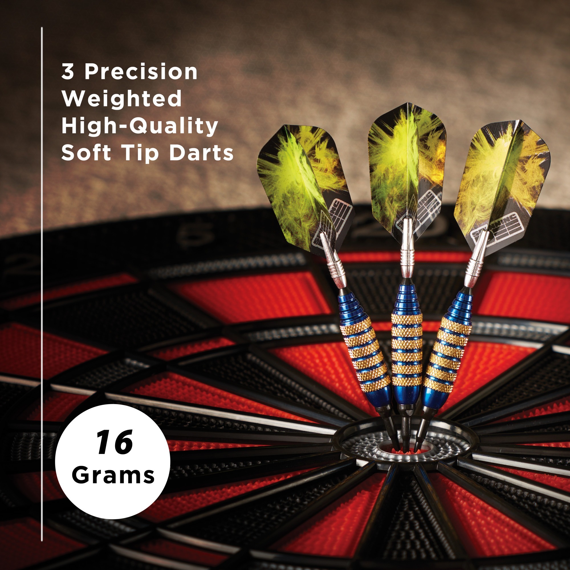 Viper Spinning Bee Blue Soft Tip Darts 16 Grams - Alkar Billiards Omaha ...